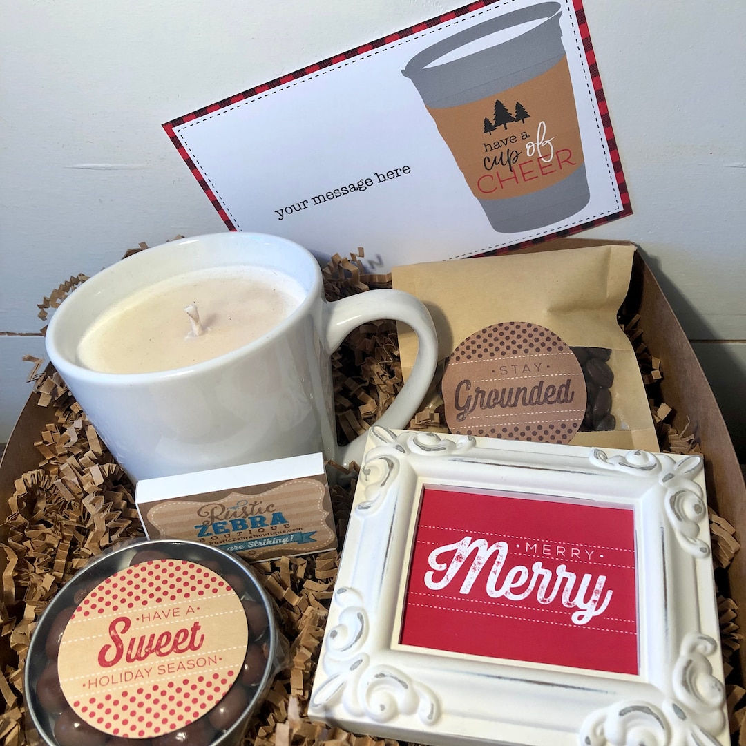 Christmas Coffee Gift Box, Best Holiday Gifts for Her, Jingle Basket ...
