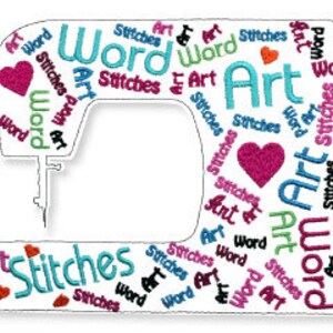 Word Art in Stitches - Etsy