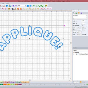 Word Art in Stitches - Etsy
