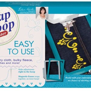 Dime Snap Embroidery Hoop Monster 8"x12" LM7 - Etsy