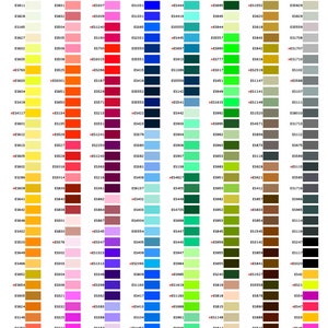 Exquisite Embroidery Thread ALL Colors 1100 Meter Spools - Etsy