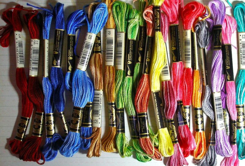 Embroidery Floss Lot | Etsy