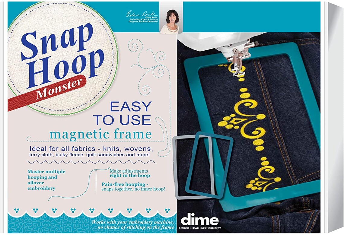 Dime Snap Embroidery Hoop Monster 5x7 LM1 - Etsy