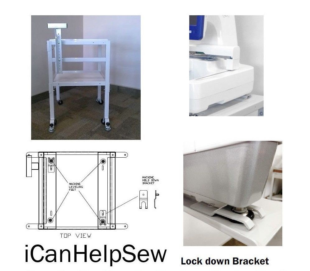 HEAVY DUTY Embroidery Stand - Brother PR Series 6 and 10 Needle ...