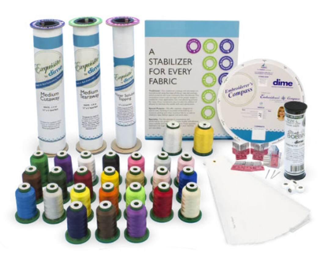 Dime Embroidery Starter Kit - Etsy