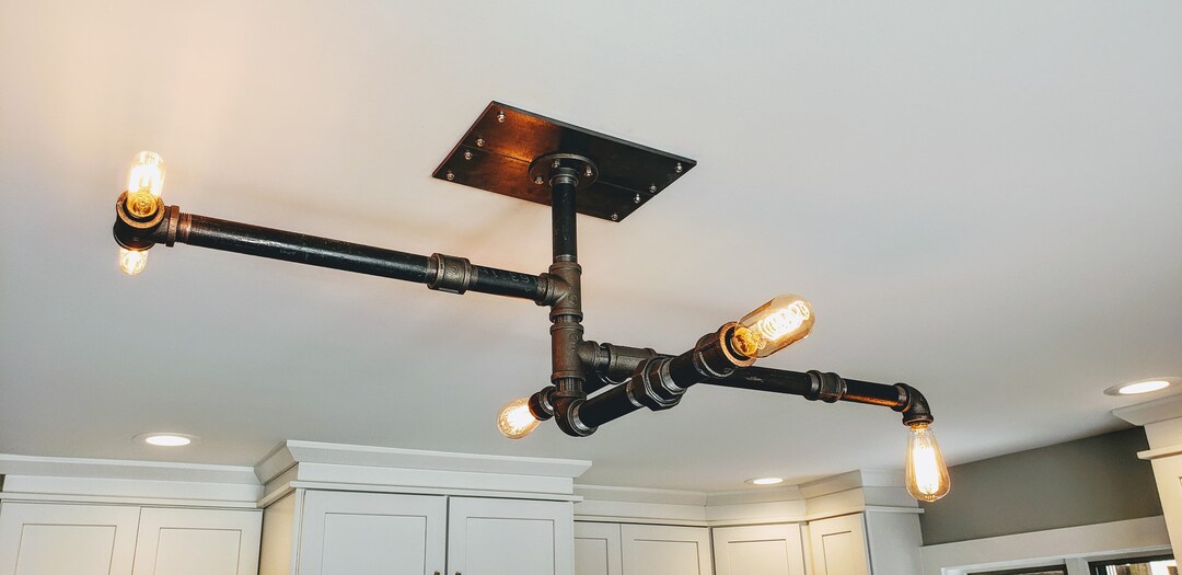 Steampunk Ceiling Light - Etsy