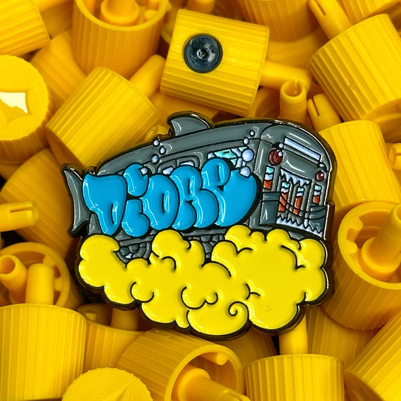 Graffiti Enamel Pin - Etsy