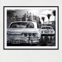 Lowrider Califas License Plate - Etsy