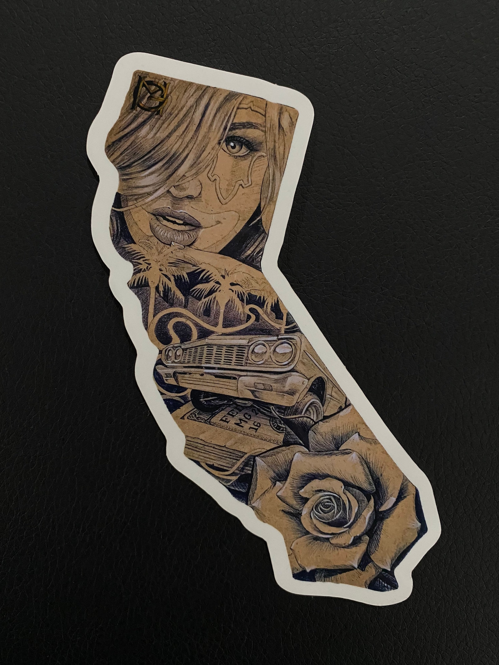 6 Pack CHICANO STICKER Set X Drawings by Manzur Guzman X - Etsy