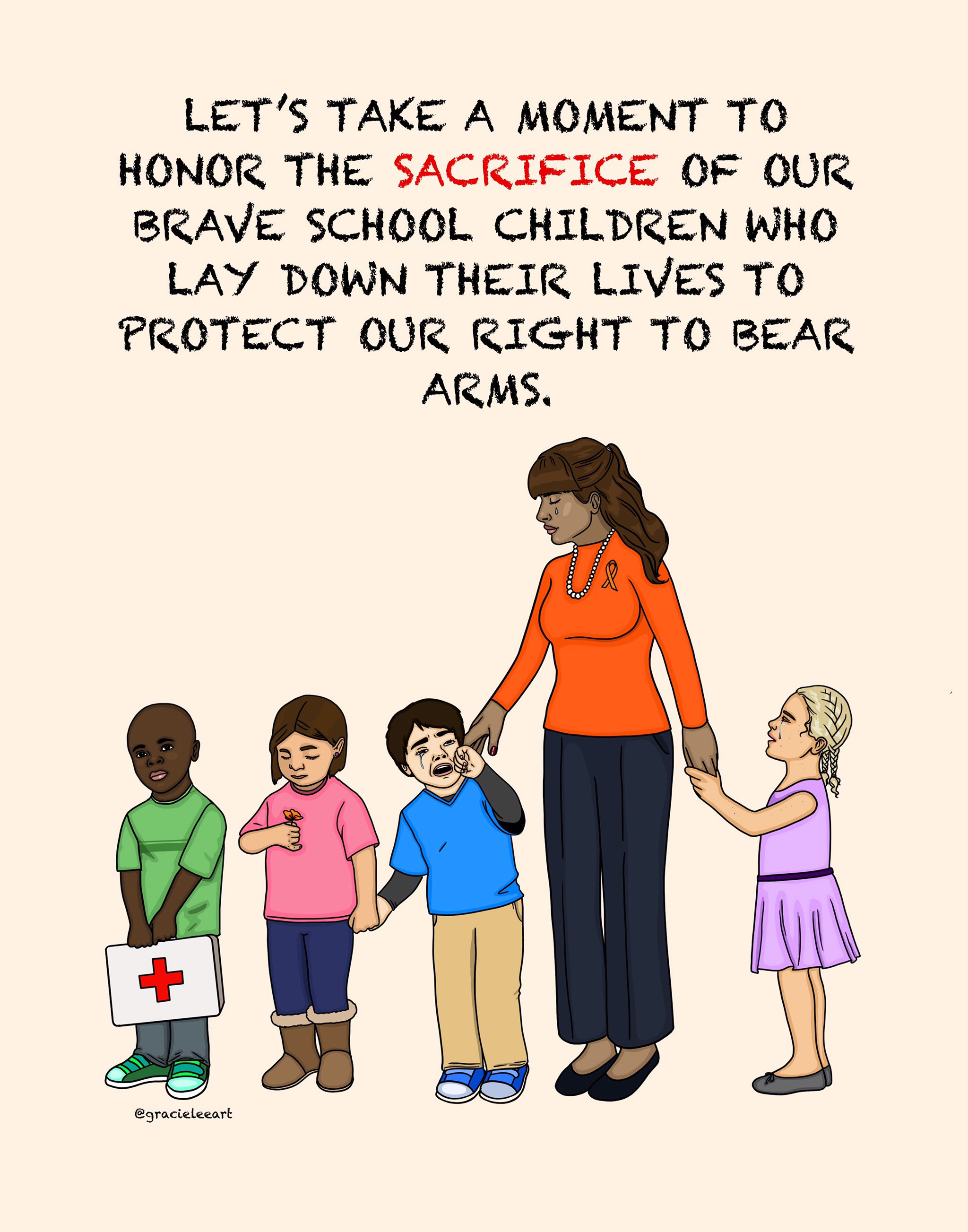 Brave School Children - Etsy