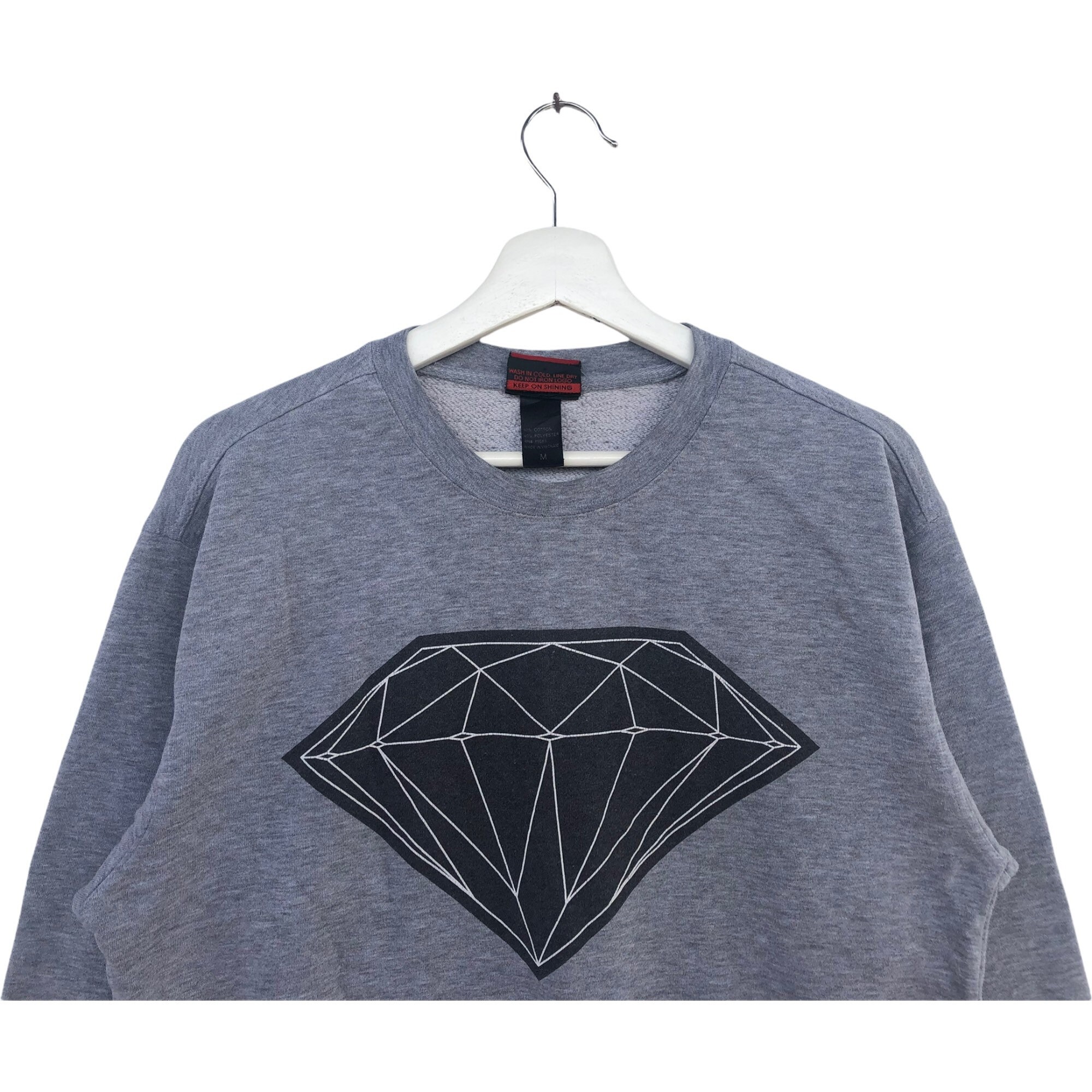 Rare Diamond Supply Co. Sweatshirts Big Logo Crewneck Jumper Pullover Sweater Etsy Ireland