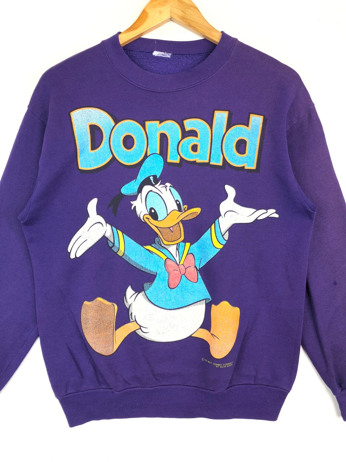 Vintage Donald Ducks Sweatshirt Full Print Crewneck Jumper Pullover ...