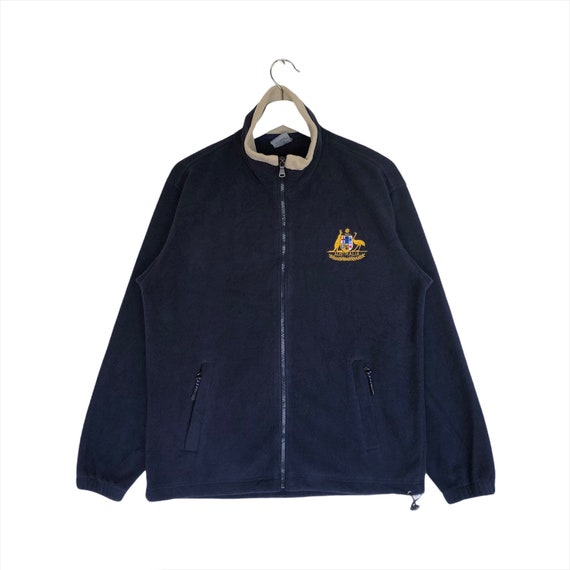 Vintage Rare Australia Fleece Jacket Embroidery Australia - Etsy