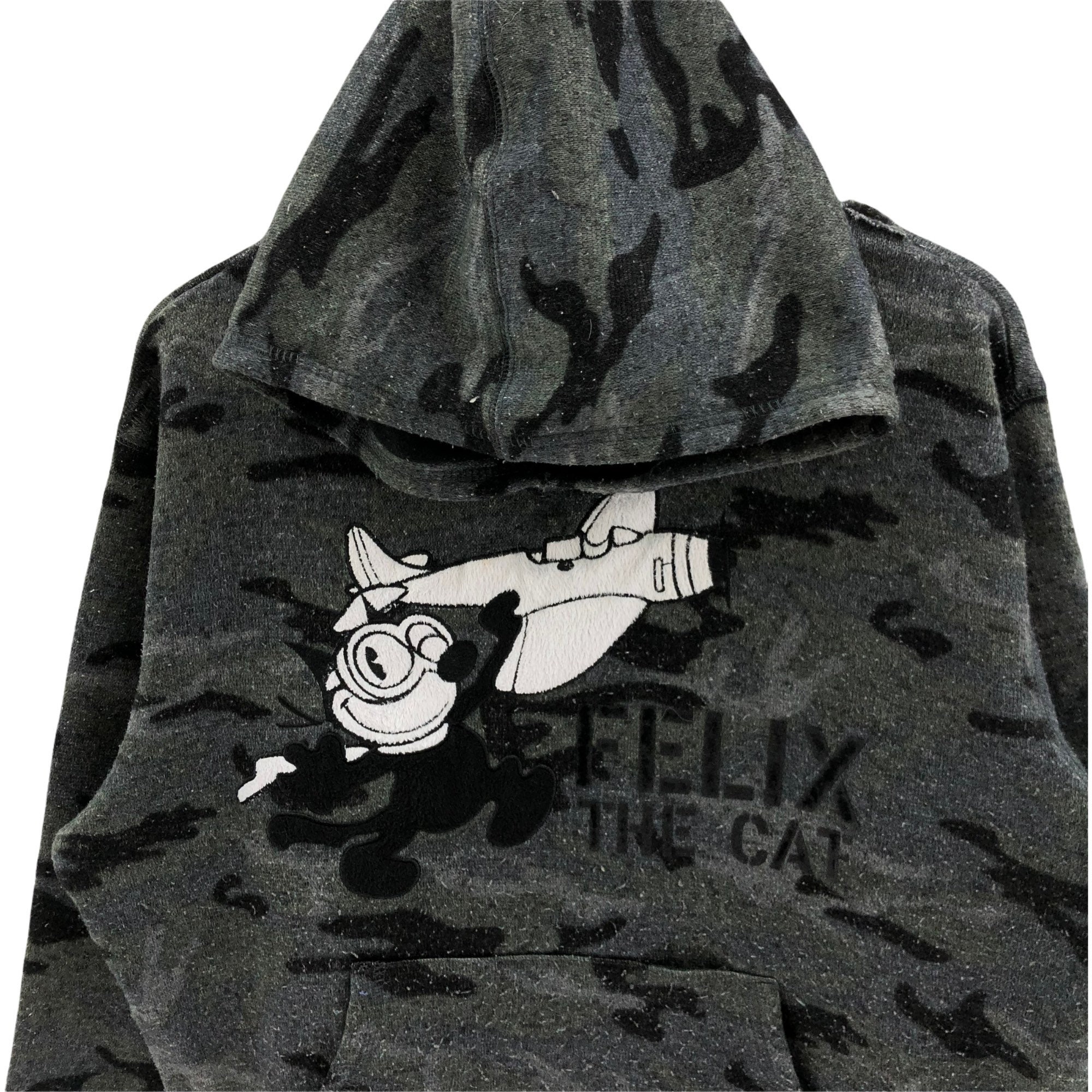 The Famous Comedy Cartoon Felix the Cat Hoodie Embroidery Felix Cat ...