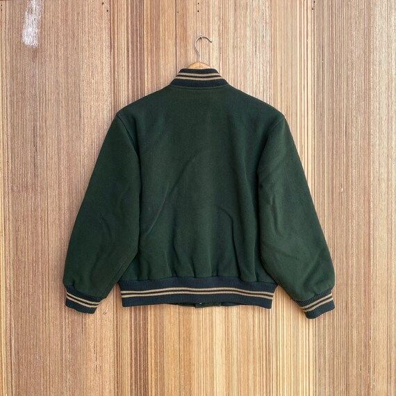 Vintage Avon House Varsity Jacket Button Style Green … - Gem