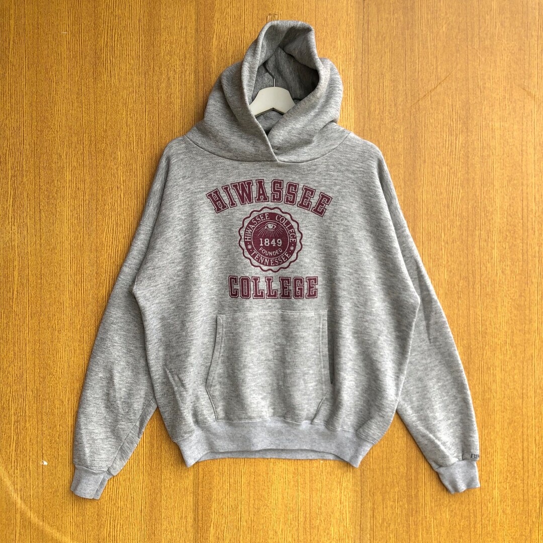 Vintage the Hiwassee College Tennessee Hoodie Sweatshirt Big Logo ...