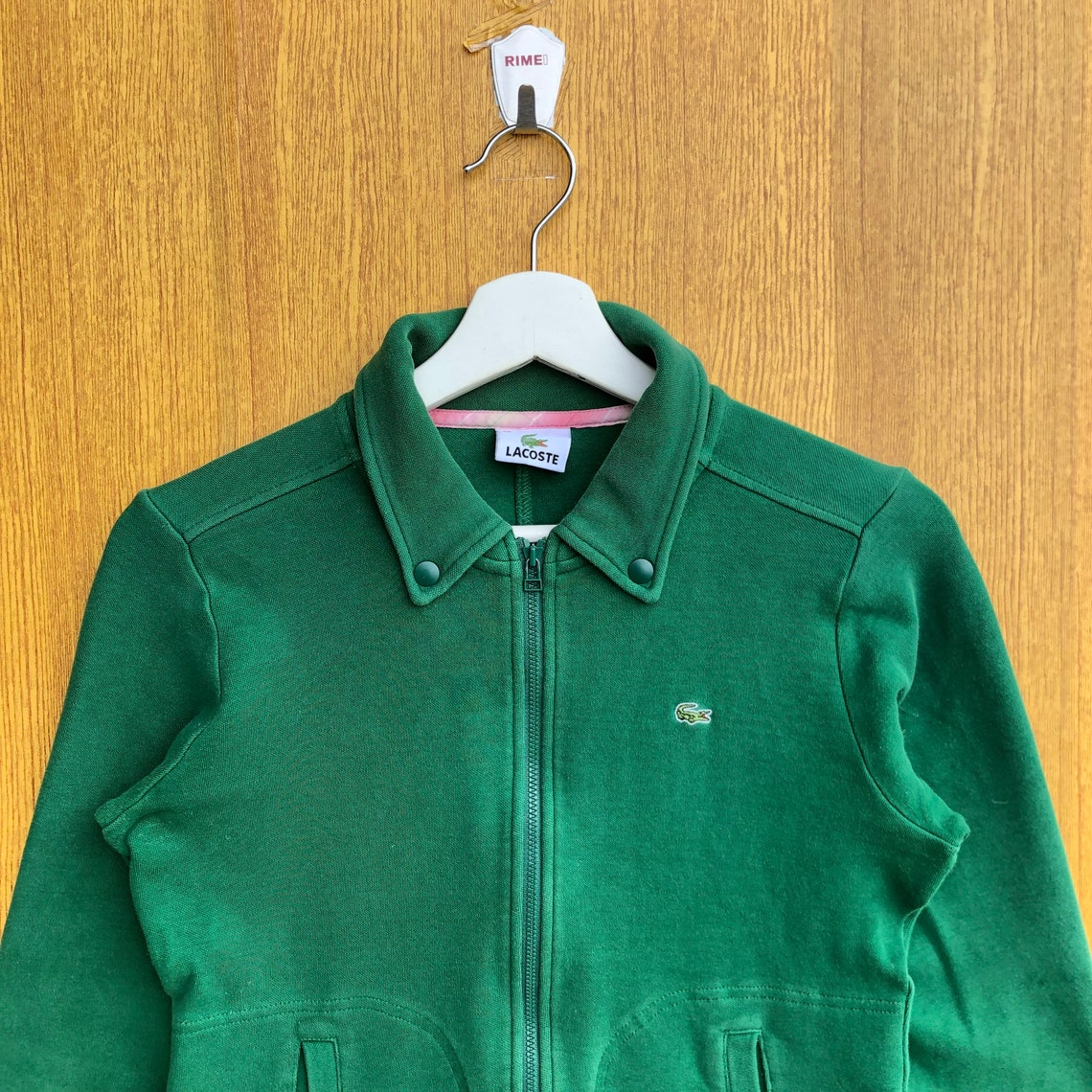 Vintage Chemise Lacoste Jacket Small Logo Dull Zipper Crewneck Jumper ...