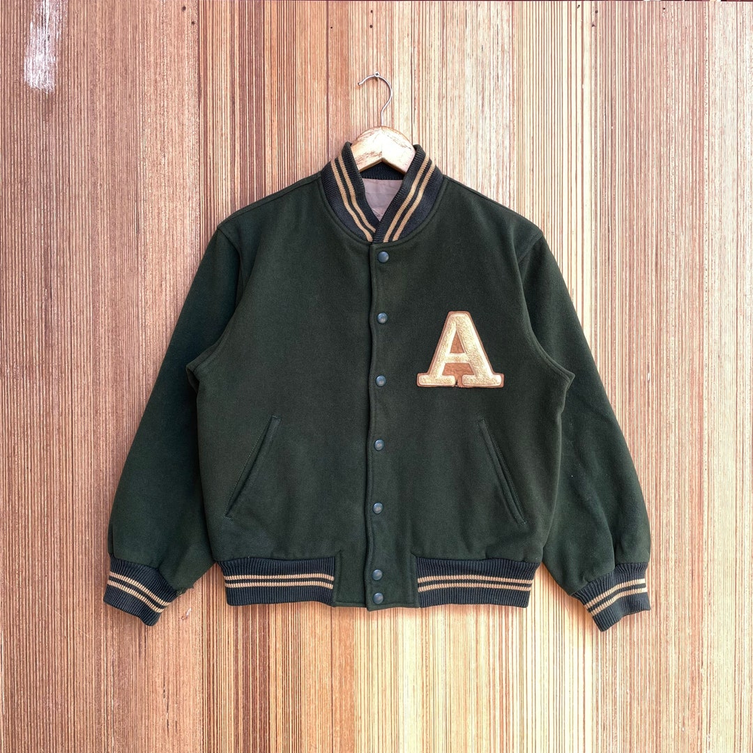 Vintage Avon House Varsity Jacket Button Style Green Colour - Etsy