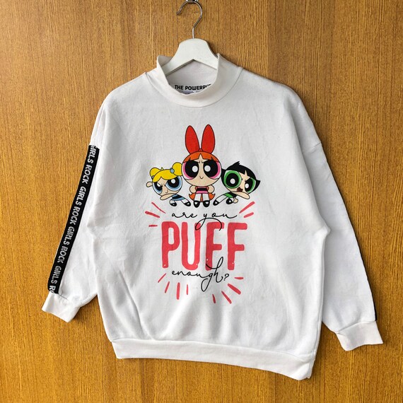 Vintage Powerpuff Girls Sweatshirt Super Woman Big Lo… - Gem