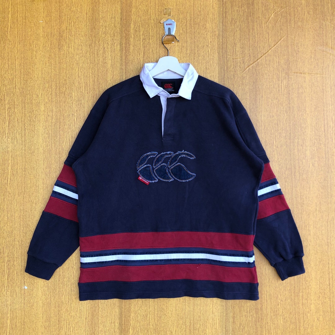 Vintage Canterbury of New Zealand Sweatshirt Embroidered Big Logo Jumper Pullover Sweater - Etsy