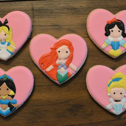 Cinderella Princess Theme Cookies 1 Dozen - Etsy