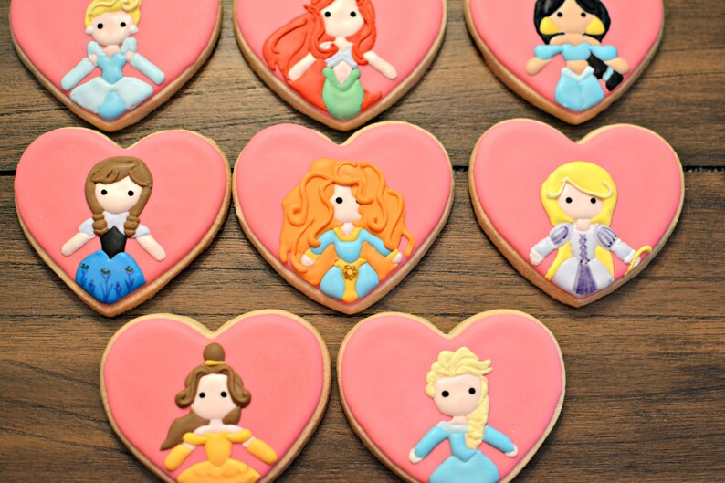 Princess Cookies - Etsy