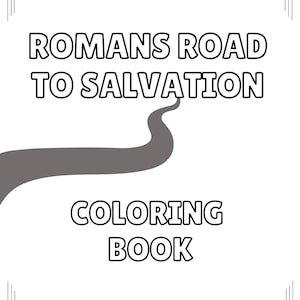Romans Road Bible Verse Coloring Pages | Christian Printable for Kids ...