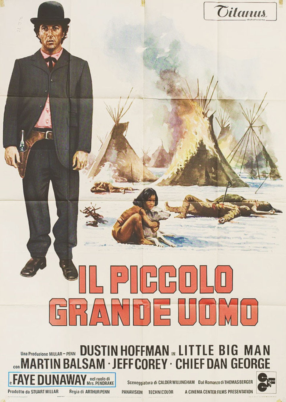 Little Big Man 1971 Italian Due Fogli Poster - Etsy
