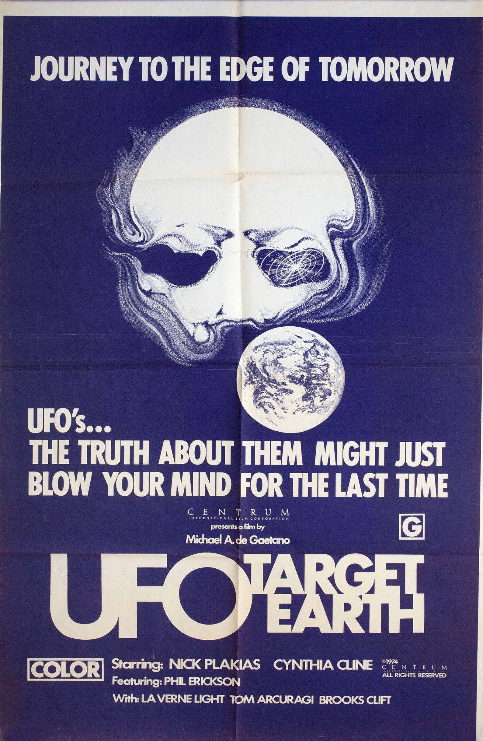 UFO: Target Earth 1974 U.S. One Sheet Poster - Etsy