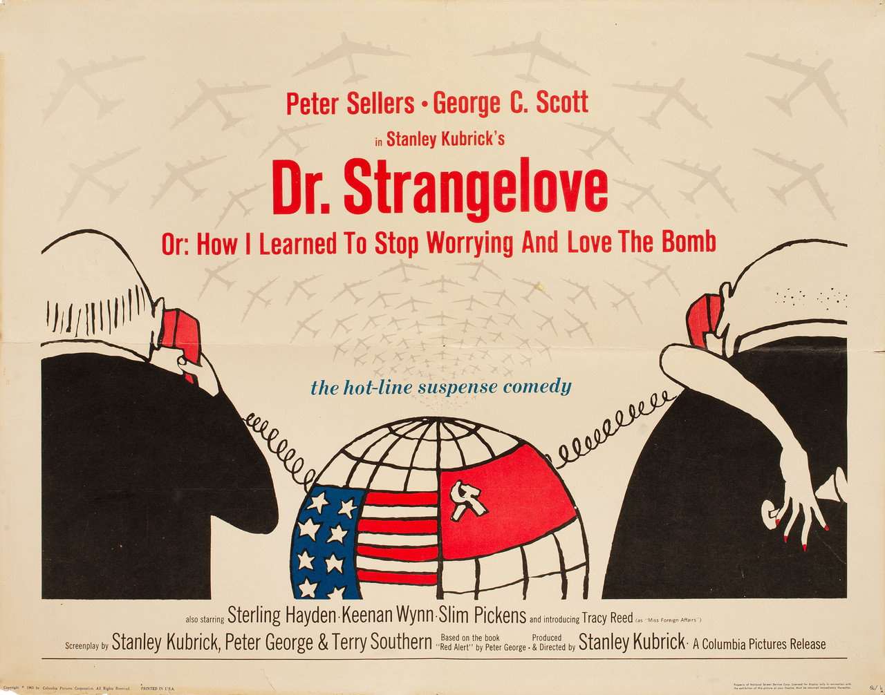 Dr. Strangelove 1964 U.S. Half Sheet Poster - Etsy UK