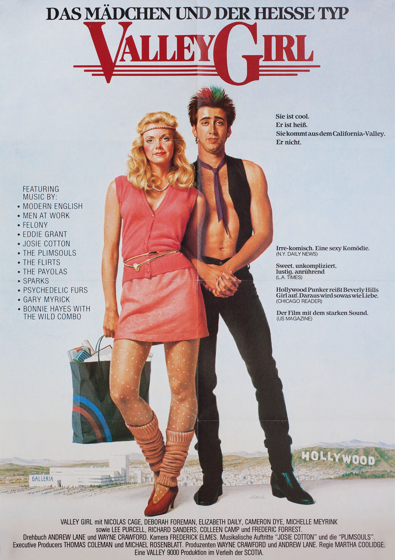 Valley Girl 1983 German A1 Poster - Etsy