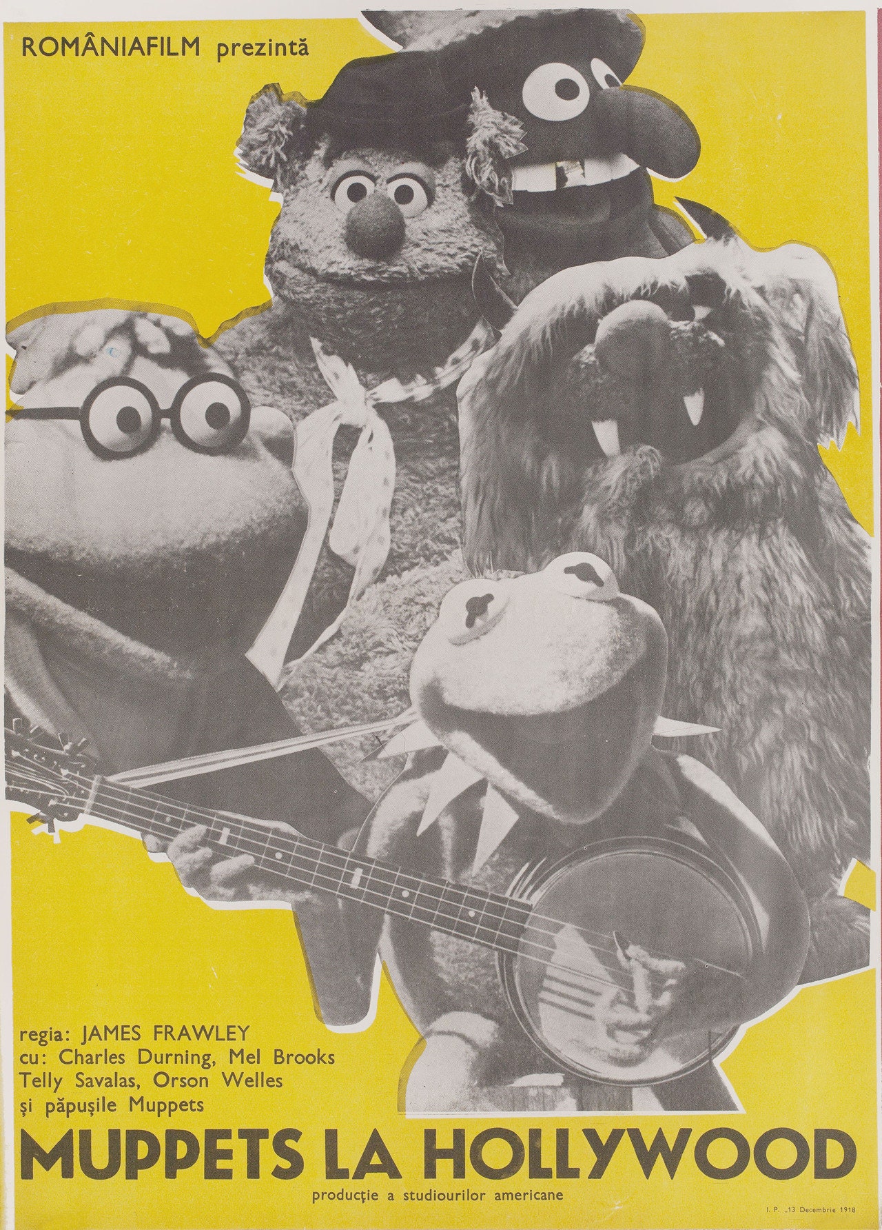 The Muppet Movie 1979 Romanian Mini Poster - Etsy