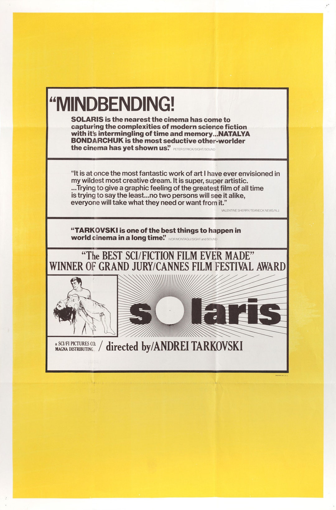 Solaris 1976 U.S. One Sheet Poster - Etsy