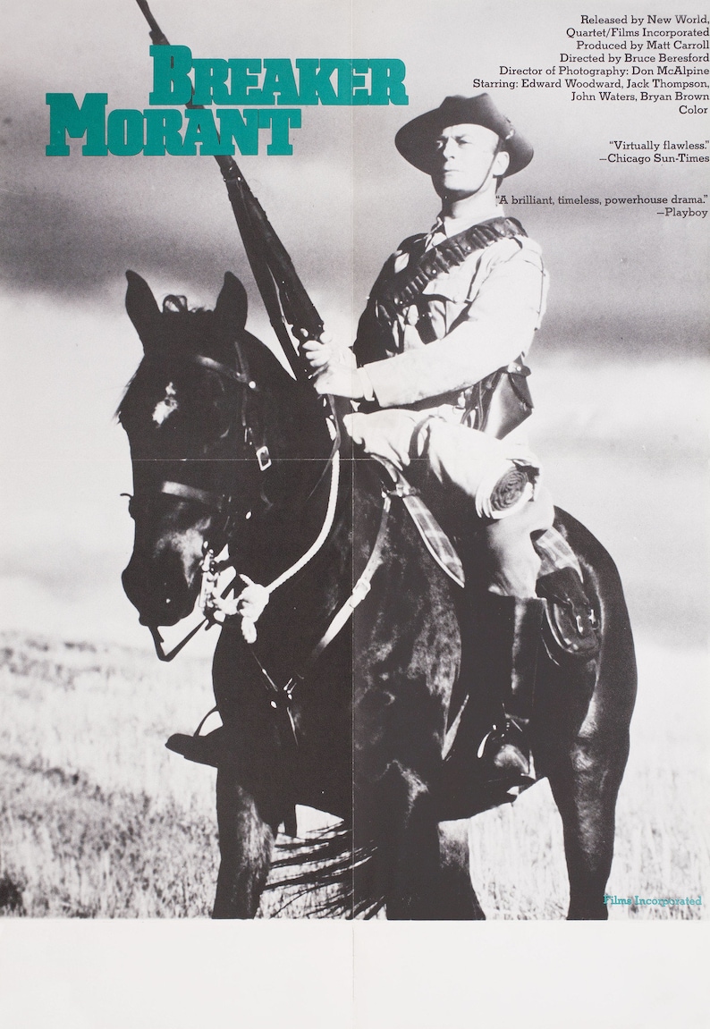 Breaker Morant 1980 U.S. Poster - Etsy