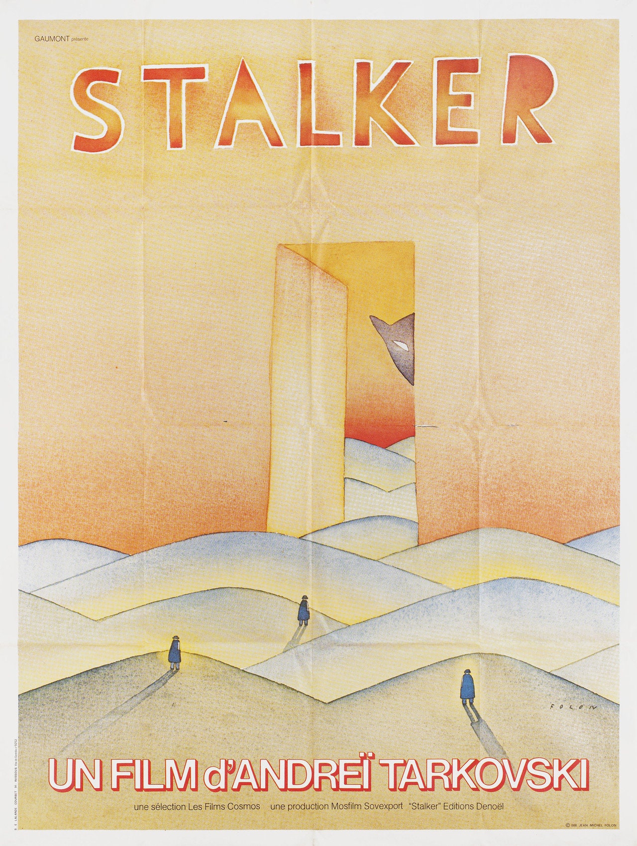 Stalker 1981 Vintage French Grande Poster | Etsy