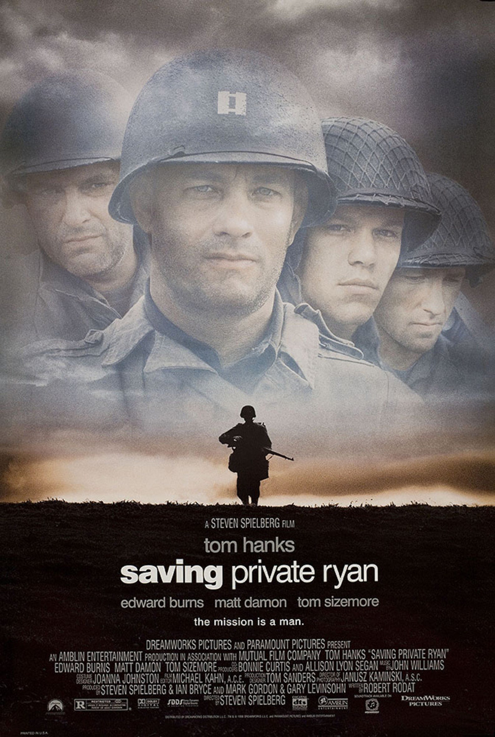 Saving Private Ryan 1998 U.S. One Sheet Poster - Etsy