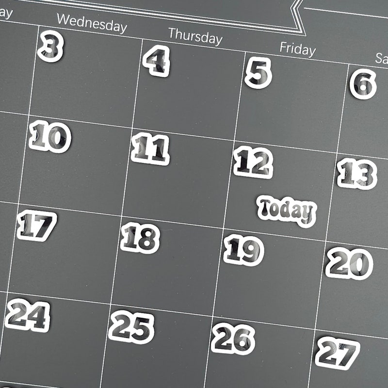 Chalkboard Calendar - Etsy