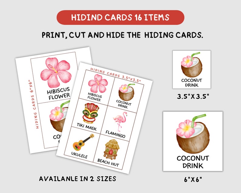 Aloha Scavenger Hunt Printable, Hawaii Scavenger Hunt, Summer Scavenger ...