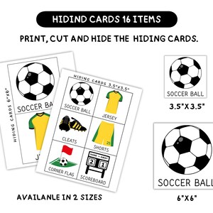Soccer Scavenger Hunt Game Printable, Soccer Games, Soccer Activities ...