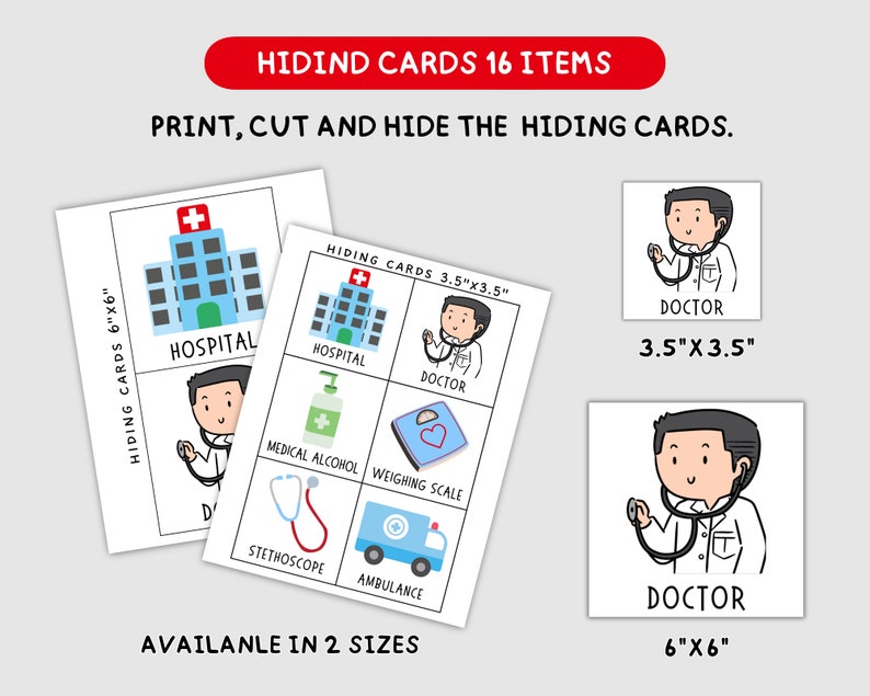 Medical Scavenger Hunt Printable, Nurse Doctor Scavenger Hunt, Indoor ...