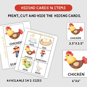 Farm Scavenger Hunt Printable, Farm Indoor Scavenger Hunt for Kids ...