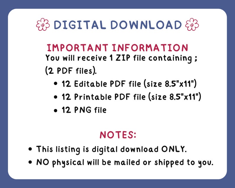 Editable Calendar 2024 Printable, 2024 Monthly Calendar PDF, 2024 ...