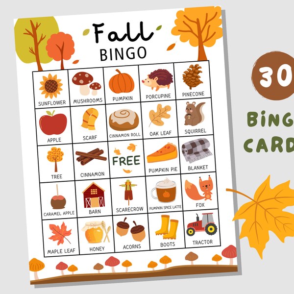 Bingo Cards - Etsy