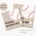 Baseball Favor Tag Square 2" & 2.5", Mother's Day Gift Tags Printable ...