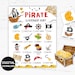 Pirate Treasure Hunt Clue Set, Scavenger Quest, Party Game Printables ...
