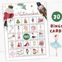 Nutcracker Word Game: Christmas Printable Activity - Etsy