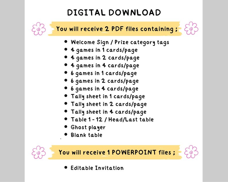 BBQ Bunco Score Card Printable, Tally Sheets, Picnic Games, BBQ ...