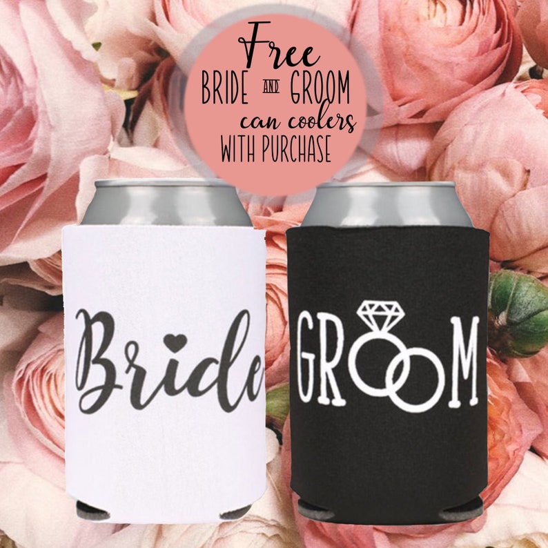 Custom Wedding Can Coolerspersonalized Wedding Favors - Etsy