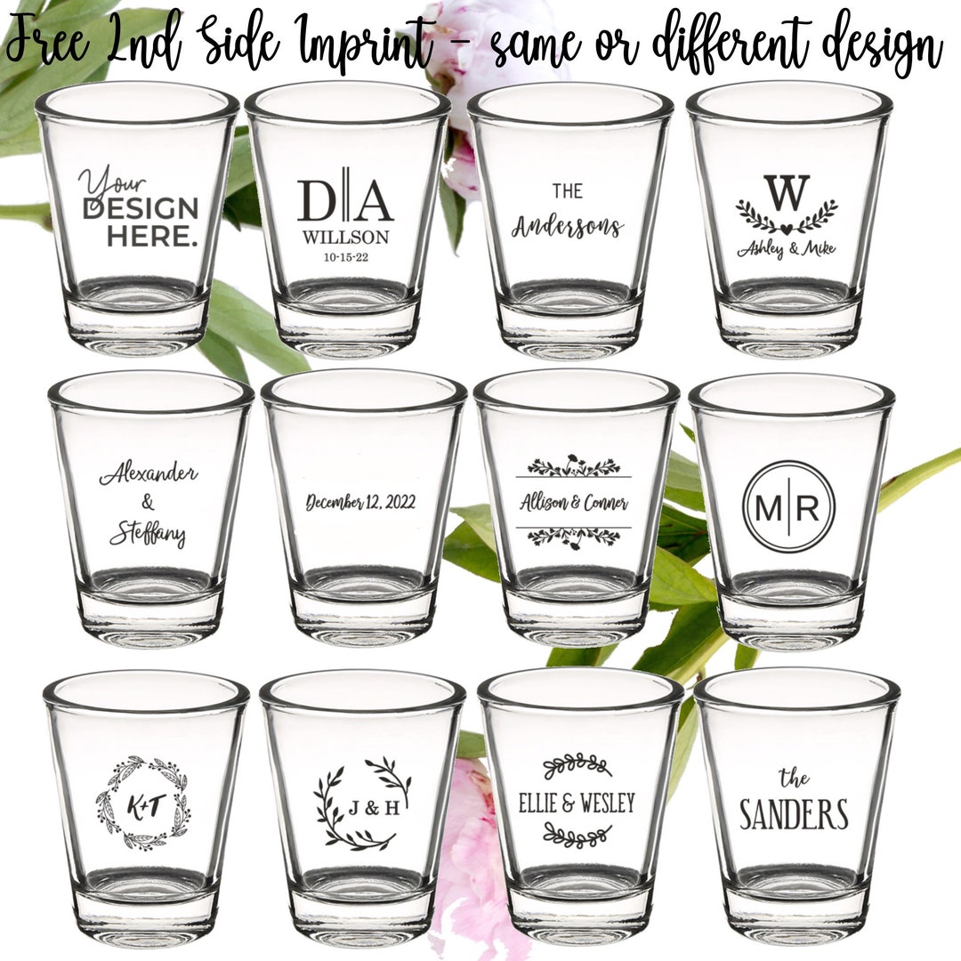 Shipping Included Custom Shot Glasses, Personalized Shot Glasses ...