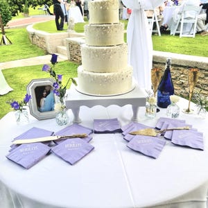 Purple & Gold Custom Cocktail Napkins, Louisiana LSU Colors Minnesota ...